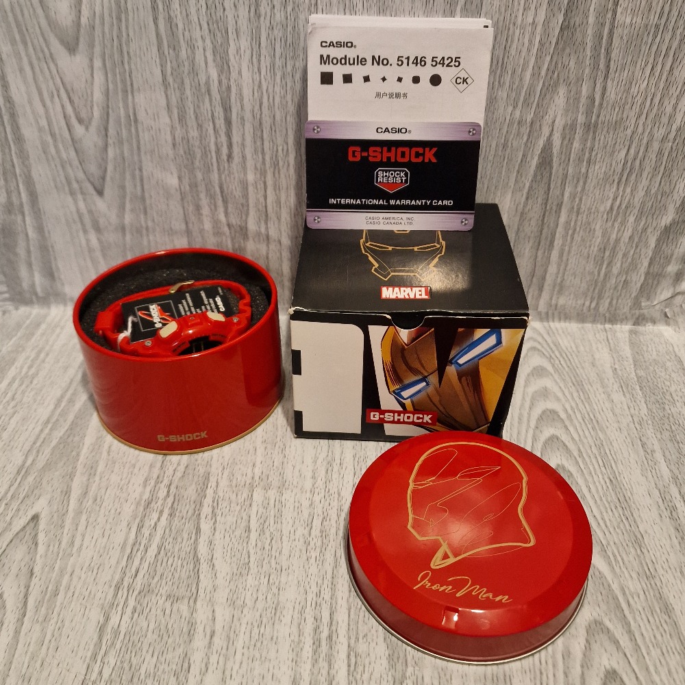 Like New Casio G-Shock Iron Man Limited Edition Collectible Watch - GA ...